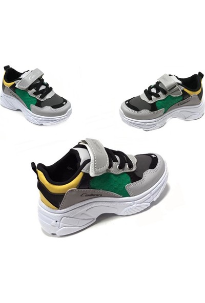 Callion CS1141 Gri Yeşil Erkek Çocuk Spor Ayakkabı Callion CS1141 Gri Yeşil Erkek Çocuk Spor Ayakkabı