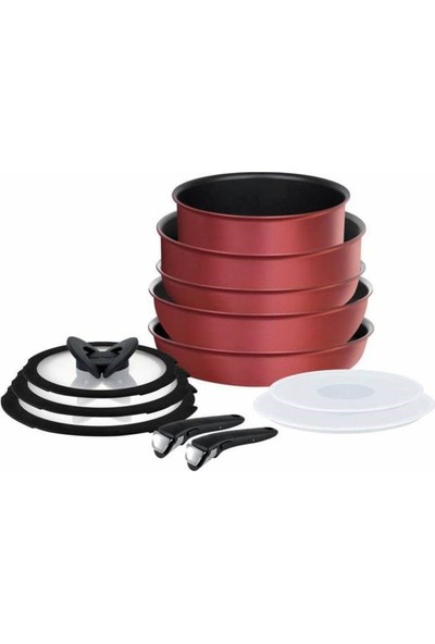 Tefal L6599253 Titanium Ingenio Character Büyük Set Kırmızı - 2100111869 Tefal L6599253 Titanium Ingenio Character Büyük Set Kırmızı - 2100111869