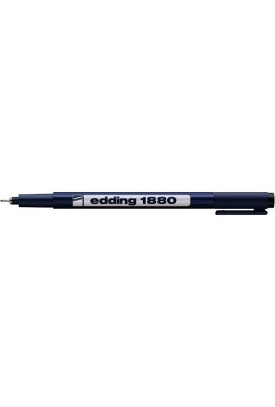 Edding 1880 Teknik Çizim Kalemi 0.8mm Siyah Edding 1880 Teknik Çizim Kalemi 0.8mm Siyah