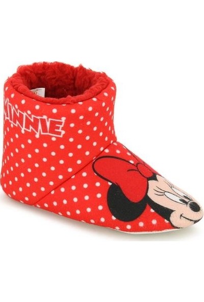 Mickey Mouse Kız Çocuk Kırmızı Panduf