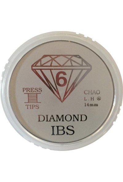 Ibs Diamond 6 Katmanlı Istaka Ucu 14 mm Orta Sertlikte (3 Adet) Ibs Diamond 6 Katmanlı Istaka Ucu 14 mm Orta Sertlikte (3 Adet)