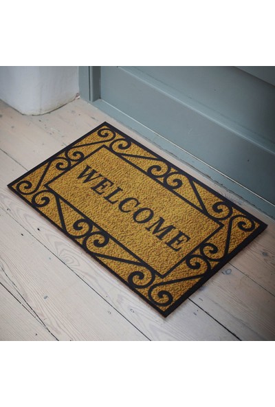 Myfloor Welcome Yazılı Kauçuk Kapı Önü Paspası Myfloor Welcome Yazılı Kauçuk Kapı Önü Paspası