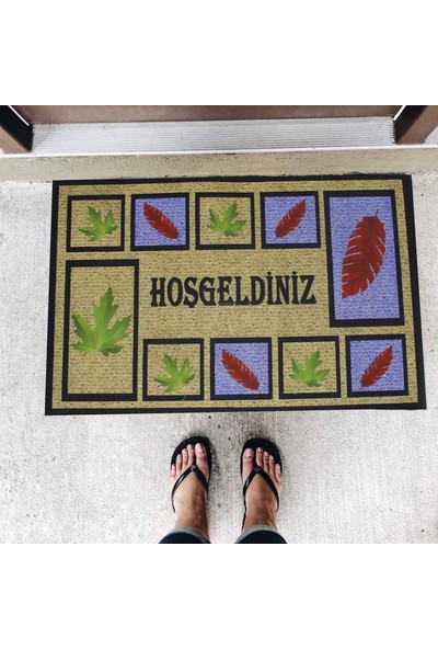 Myfloor Hoşgeldiniz Yazılı Desenli Kauçuk Kapı Önü Paspası Myfloor Hoşgeldiniz Yazılı Desenli Kauçuk Kapı Önü Paspası