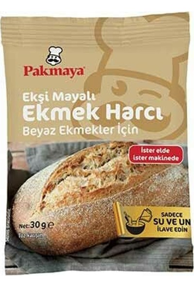 Pakmaya Ekşi Mayalı Beyaz Ekmek Harcı 30 gr