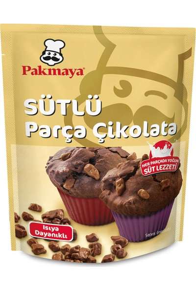 Pakmaya Sütlü Parça Çikolata 70 Gr