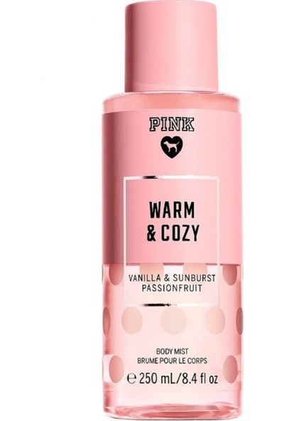 Victoria's Secret Pink Warm & Cozy 250 ml Kadın Vücut Spreyi Victoria's Secret Pink Warm & Cozy 250 ml Kadın Vücut Spreyi
