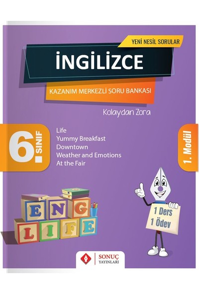 Sonuç Yayınları 6. Sınıf Ingilizce Modüler Set