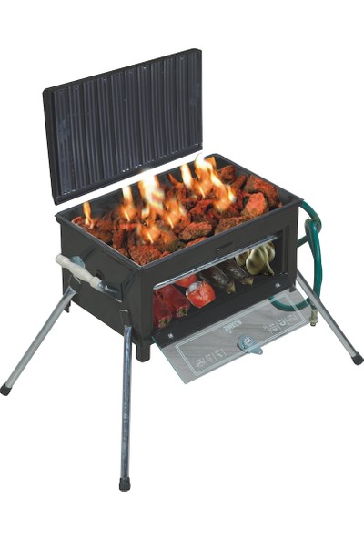 Menzir Lav Taşlı Tüplü Mangal