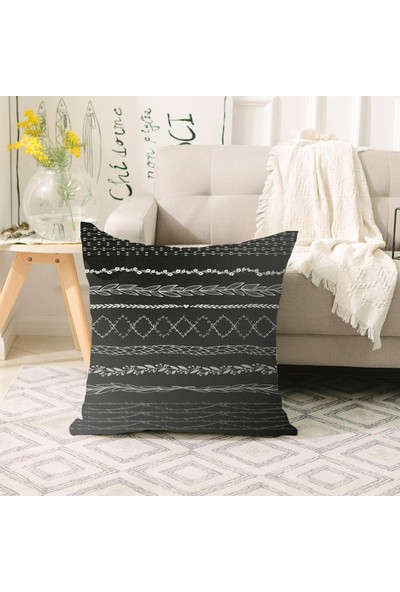 Else İskandinav Fermuarlı Yer Minderi Kırlent İç Dolgulu 70 x 70 cm