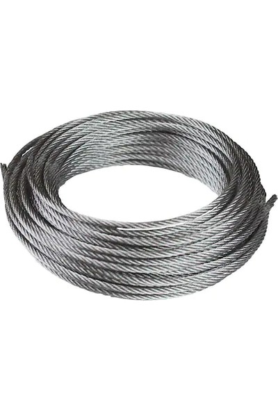 Peronline 12 mm 6 x 12 + 7 Galvanizli Gergi Halatı 20 m