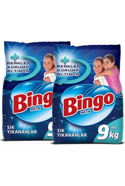Bingo Matik Sık Kullanılanlar 9 Kg - 3 Adet
