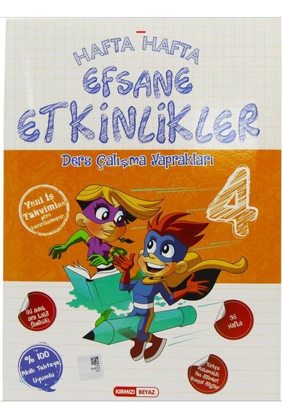 Kırmızı Beyaz Yayıncılık Hafta Hafta Efsane Etkinlikler 4.Sınıf Kırmızı Beyaz Yayıncılık Hafta Hafta Efsane Etkinlikler 4.Sınıf