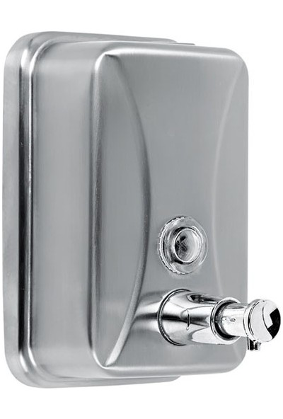 Aksesuaros Komple Krom Paslanmaz Sıvı Sabunluk 1000 ml Aksesuaros Komple Krom Paslanmaz Sıvı Sabunluk 1000 ml