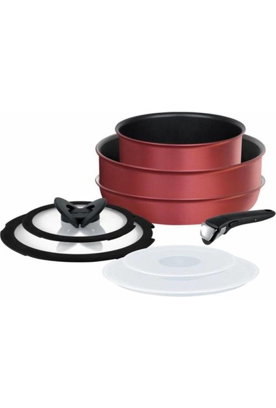Tefal L6599153 Titanium Ingenio Character Orta Set Kırmızı - 2100111868 Tefal L6599153 Titanium Ingenio Character Orta Set Kırmızı - 2100111868