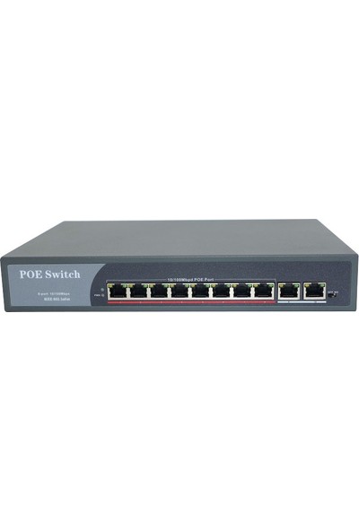 Power Switch 8 Port Poe 10/100M + 2 Port Uplink Port Power Switch 8 Port Poe 10/100M + 2 Port Uplink Port