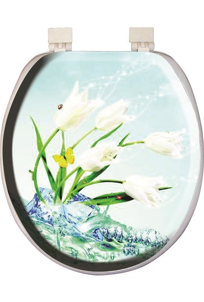 Softy Classic Desenli Yumuşak Klozet Kapağı