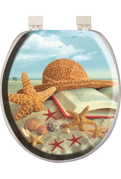 Softy Classic Desenli Yumuşak Klozet Kapağı