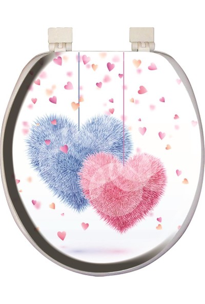 Softy Classic Desenli Yumuşak Klozet Kapağı