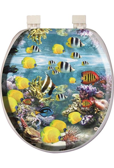 Softy Classic Desenli Yumuşak Klozet Kapağı