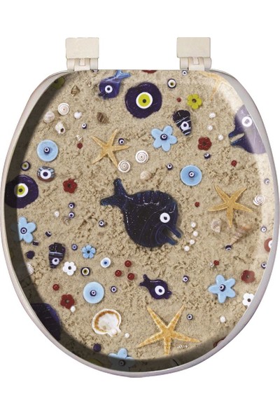 Softy Classic Desenli Yumuşak Klozet Kapağı