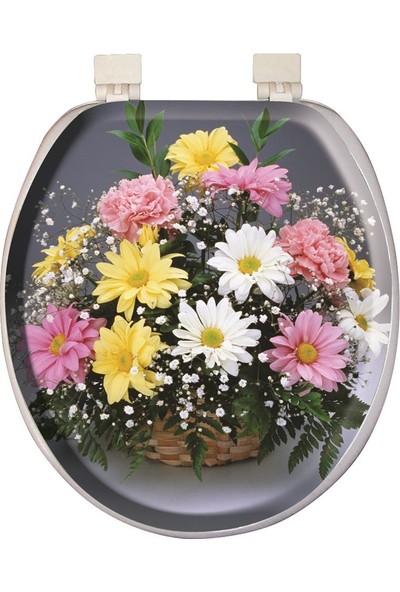 Softy Classic Desenli Yumuşak Klozet Kapağı