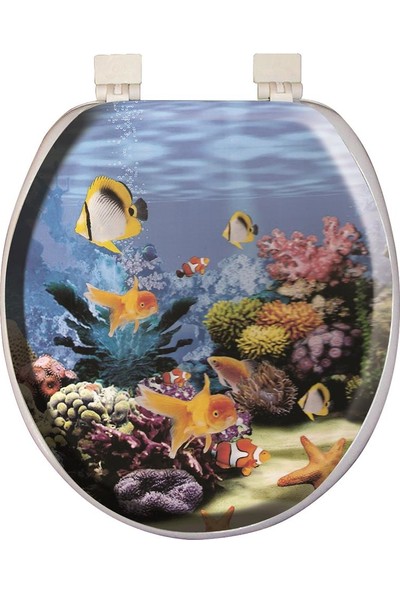 Softy Classic Desenli Yumuşak Klozet Kapağı