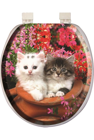 Softy Classic Desenli Yumuşak Klozet Kapağı