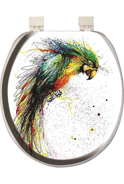 Softy Classic Desenli Yumuşak Klozet Kapağı