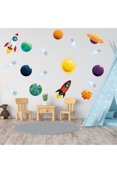 Tilki Dünyası Gezegenler Göktaşları ve Roketler