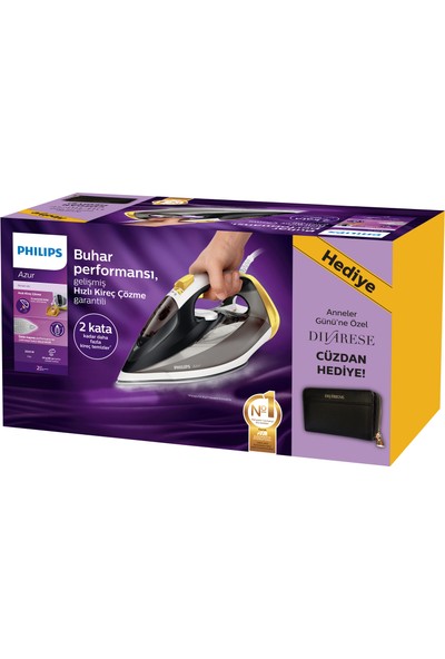 Philips Azur GC4544/80 2600 W Buharlı Ütü