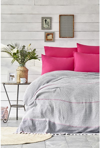 Karaca Home Rapsody Fuşya Çift Kişilik Pike Takımı