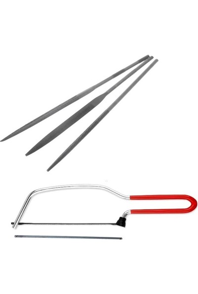 Kıl Testere ve Mini Hassas Eğe Seti 3'lü Ege Takımı Eye Yedekli Kıl Testere İnce Kesim Kıl Testere ve Mini Hassas Eğe Seti 3'lü Ege Takımı Eye Yedekli Kıl Testere İnce Kesim