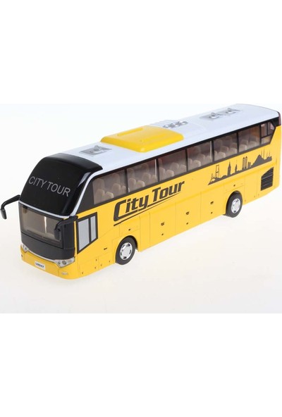 Vardem 1-32 Sesli ve Işıklı Metal Çek Bırak Oyuncak Otobüs Sarı Vardem 1-32 Sesli ve Işıklı Metal Çek Bırak Oyuncak Otobüs Sarı