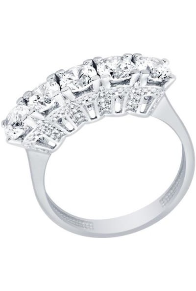 Diamond Line-Gülaylar 14 Ayar Beştaş Yüzük