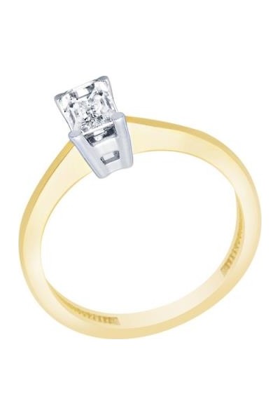 Diamond Line-Gülaylar 14 Ayar Baget Taşlı Yüzük