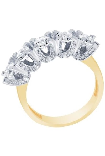 Tektaş - Altın 14 Ayar Beştaş Yüzük