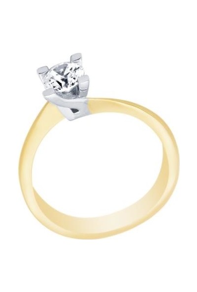 Tektaş - Altın 14 Ayar Tektaş Yüzük