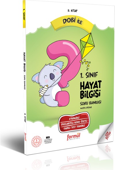 Formül Yayınları Dobi 1. Sınıf Hayat Bilgisi Soru Bankası 2.kitap