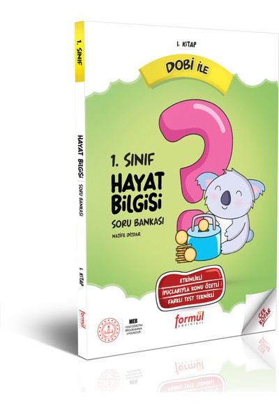 Formül Yayınları Dobi 1. Sınıf Hayat Bilgisi Soru Bankası 1.kitap