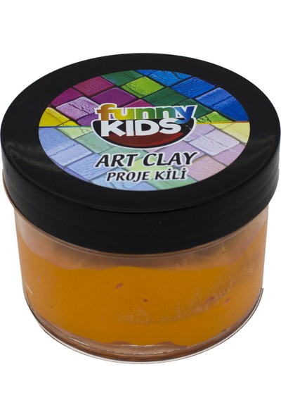 Funny Kids Art Clay Proje Kili 40 cc - Turuncu Funny Kids Art Clay Proje Kili 40 cc - Turuncu