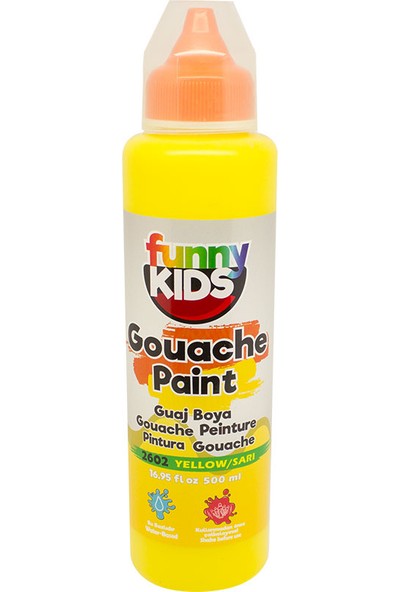 Funny Kids Guaj Boya 500 ml - 2602 Sarı