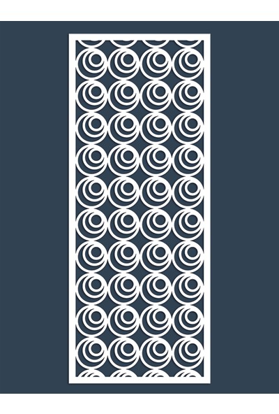 Liar Ahşap Seperatör (Paravan) - KSP-35 - (10 mm) - (69 cm x 139 cm) - (Beyaz)