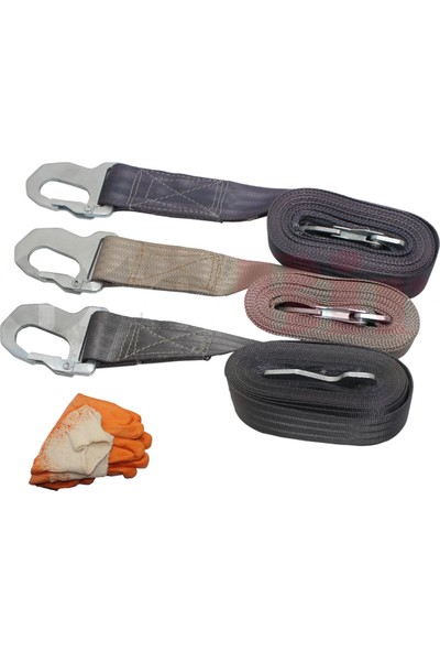 Çeki Halatı 3 Ton 5 Metre Çekme Halatı Eldivenli Çeki Halatı 3 Ton 5 Metre Çekme Halatı Eldivenli