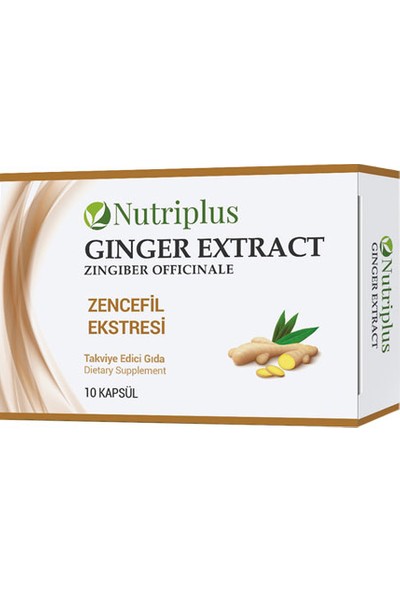 Nutriplus Zencefil Ekstresi 10 KAPSÜL-9700554 Nutriplus Zencefil Ekstresi 10 KAPSÜL-9700554