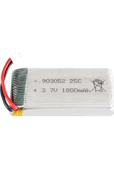 Schulzz 1800 Mah Lipo Batarya Pil-Drone ve Uçak Uyumlu 3.7 Volt Beyaz Uç Schulzz 1800 Mah Lipo Batarya Pil-Drone ve Uçak Uyumlu 3.7 Volt Beyaz Uç