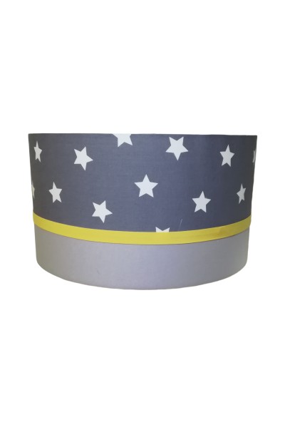 İnka Gri Yıldız Sarı Şeritli Çocuk Odası Bebek Odası Avize İnka Gri Yıldız Sarı Şeritli Çocuk Odası Bebek Odası Avize