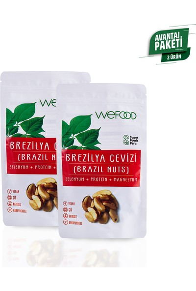 Wefood Brezilya Cevizi 2' li 80 gr
