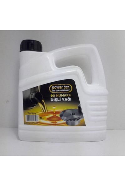 Powerten 90 Numara Dişli Yağı 3 Lt