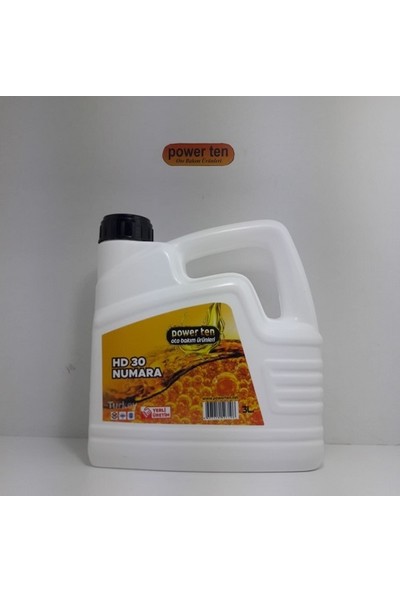 Powerten Genel Amaçlı Yağ 30 Numara 3 Lt