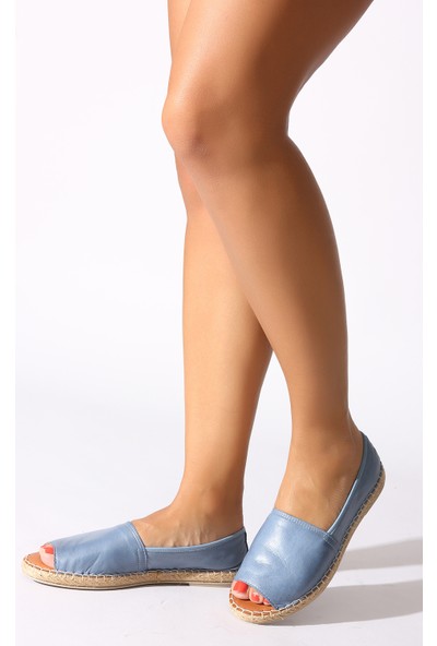 Rovigo Plus Kot Mavi Kadın Babet